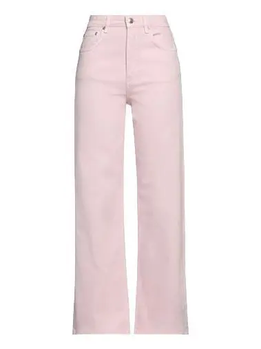 Maje Straight Leg Gabardine Trousers - Pink