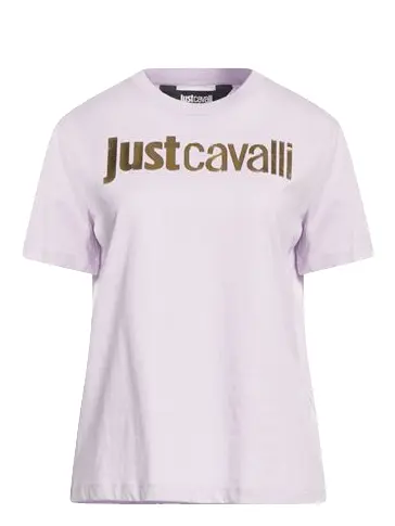 Just Cavalli T-shirt In Cotton Jersey - Purple