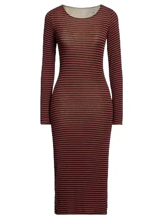 BRAND UNIQUE Midi Bodycon Dress - Red