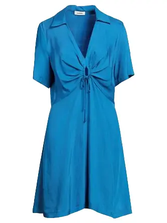 Sandro Mini Flared Dress - Blue