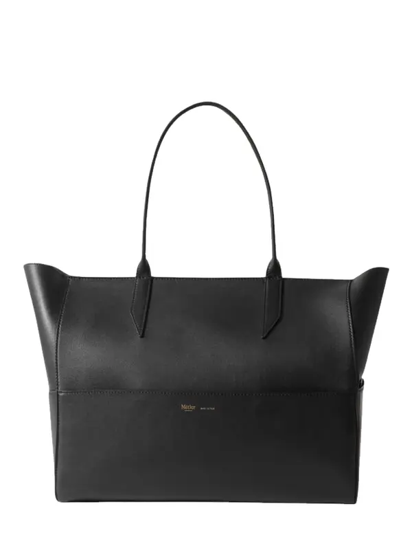 METIER Incognito Small Leather Tote - Black