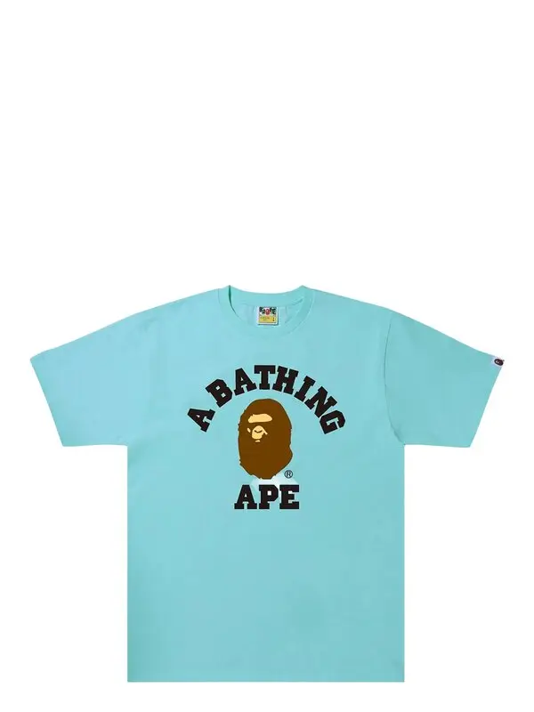 A BATHING APE College Tee /sax - Blue