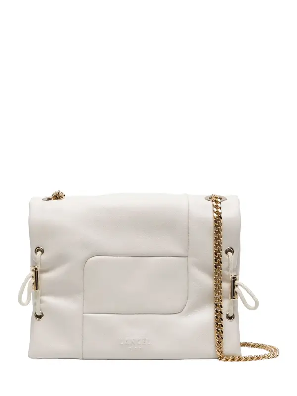 LANCEL Small Billie Leather Crossbody Bag - White
