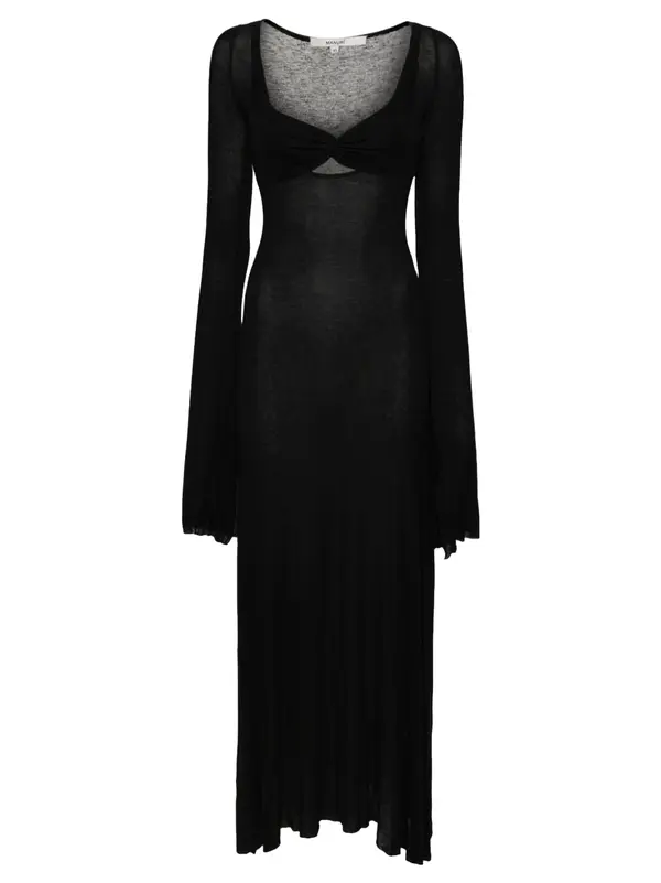 MANURI Nina Maxi Dress - Black