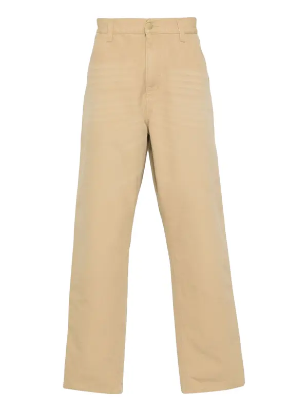 Carhartt Work In Progress Single Knee Straight-leg Trousers - Yellow