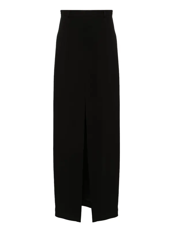 STYLAND Dart-detail Skirt - Black