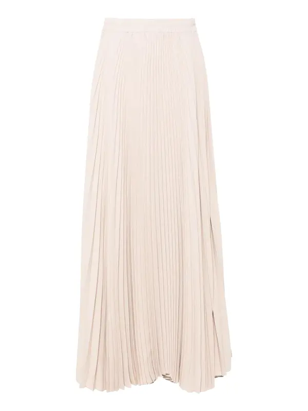 STYLAND Pleated Long Skirt - Neutrals