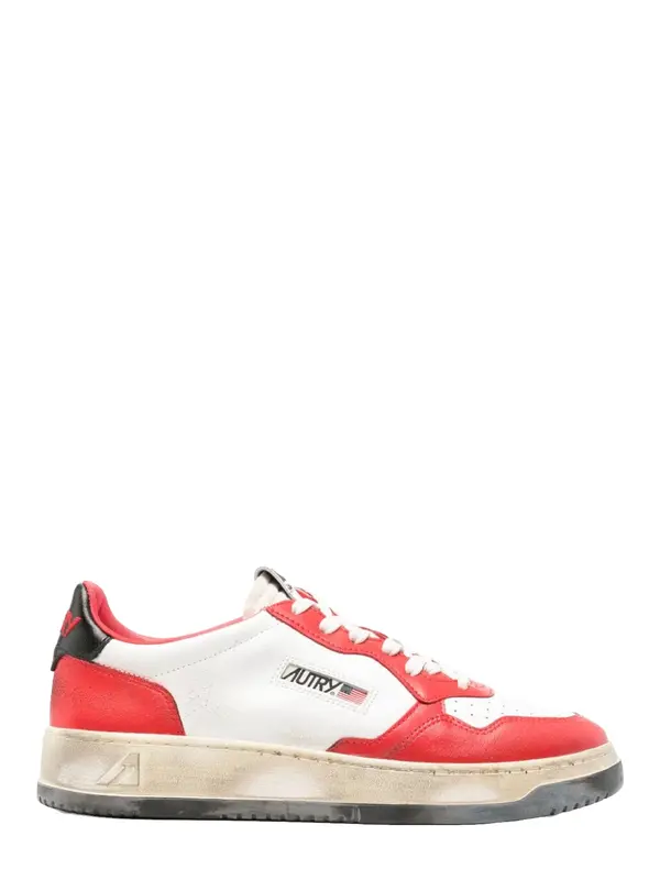 AUTRY Medalist Super Vintage Leather Sneakers - White