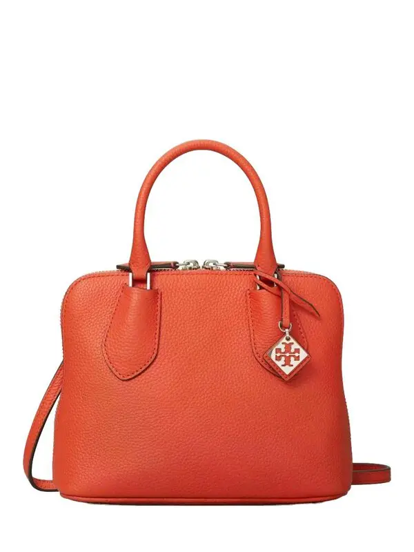 Tory Burch Mini Swing Leather Satchel - Orange