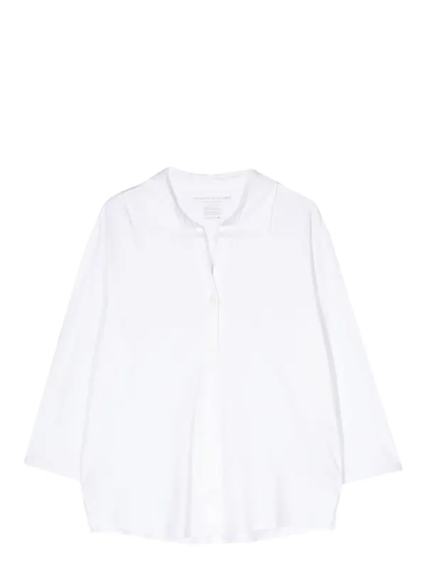 Majestic Filatures Three-quarter Sleeve Shirt - White