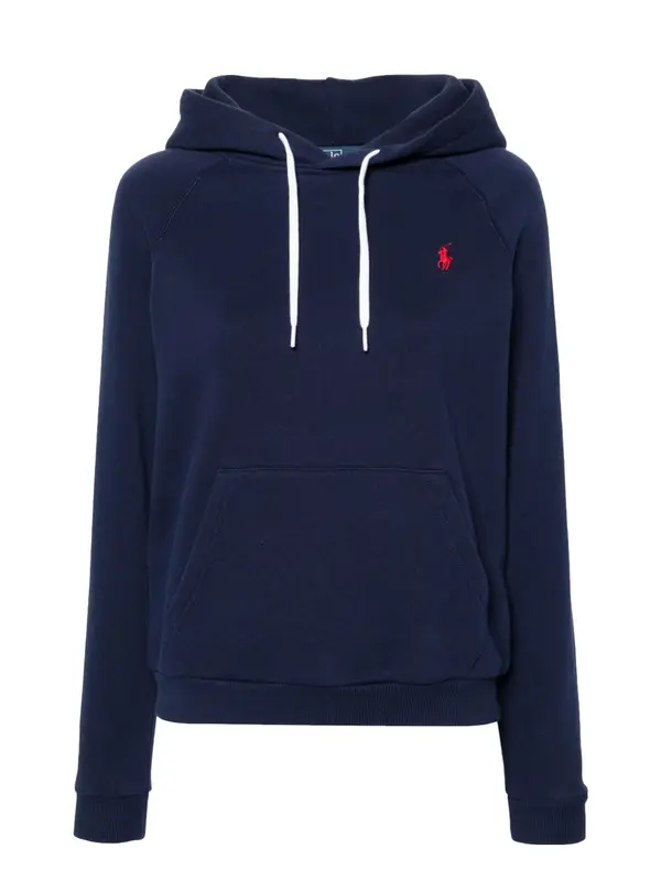 Polo Ralph Lauren Polo Pony Drawstring Hoodie - Blue