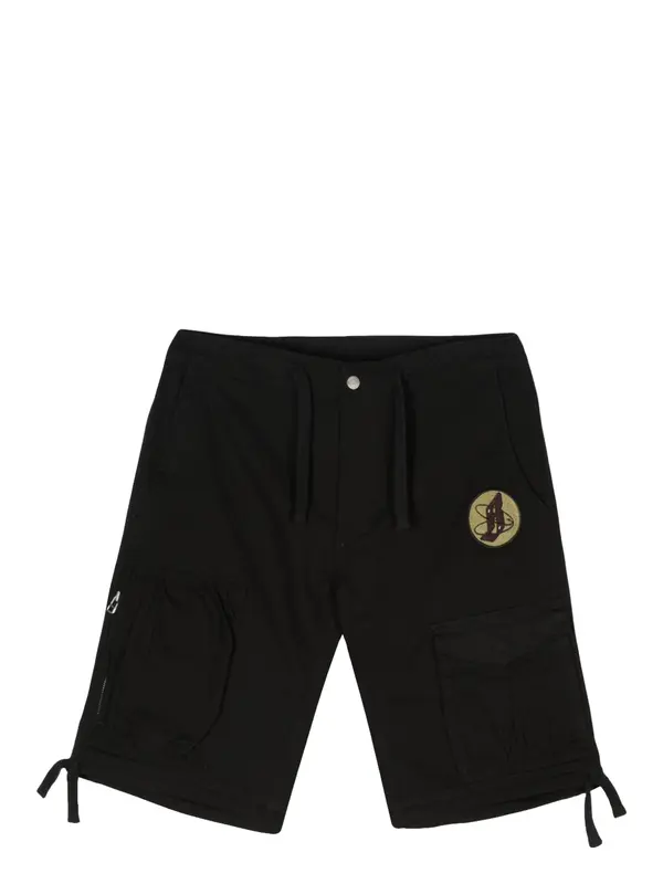 BILLIONAIRE BOYS CLUB Appliqué-logo Cargo Shorts - Black