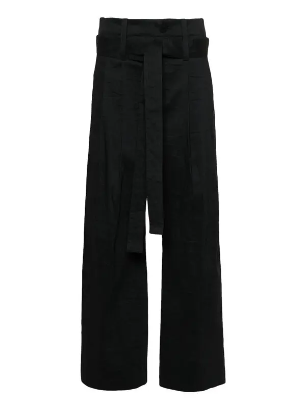 Issey Miyake Shaped Membrane Trousers - Black