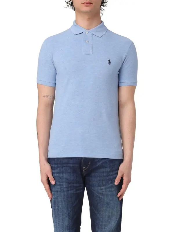 Polo Ralph Lauren Cotton Polo Shirt With Logo - Turquoise