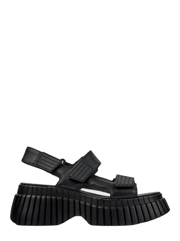 Camper Heeled Sandal - Black