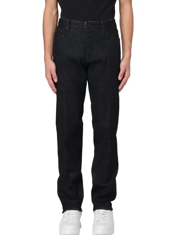 Emporio Armani Straight Leg Jeans - Black