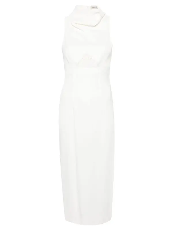 THE MANNEI Lomma Sleeveless Midi Dress - White