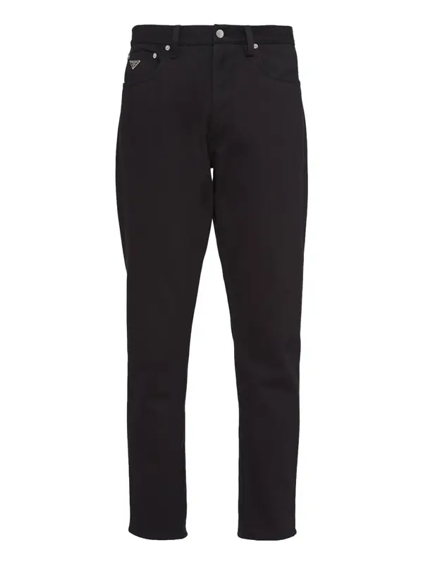 Prada Mid-rise Straight-leg Jeans - Black