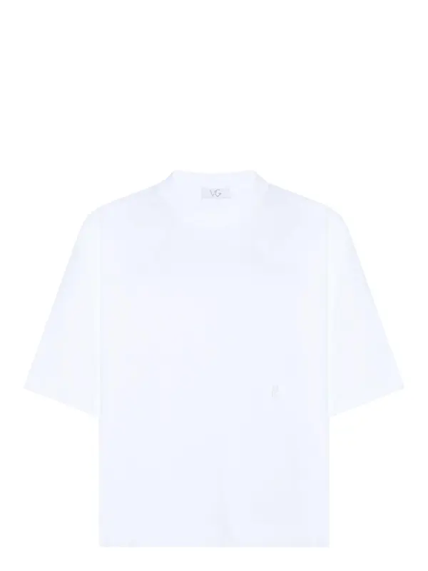 Rosetta Getty X Violet Getty Cropped T-shirt - White