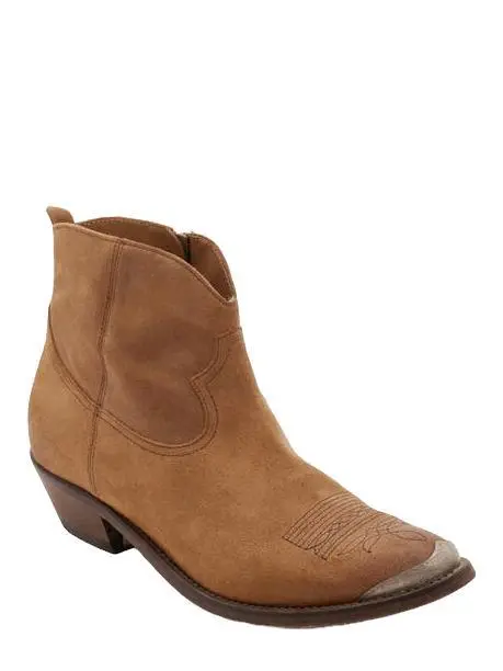 GOLDEN GOOSE Young Western Ankle Boots - Cognac