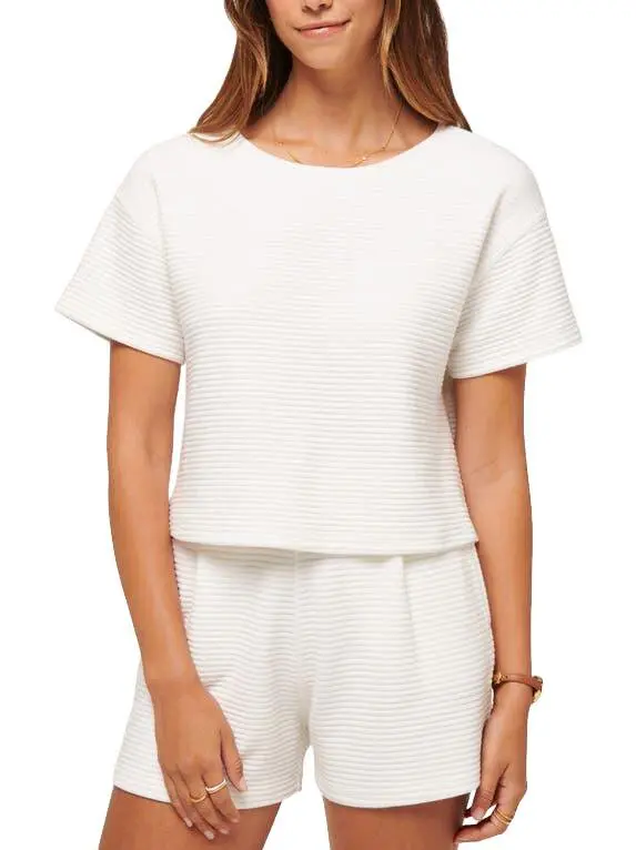 Travis Mathew Charter Cruise Knit Top - White