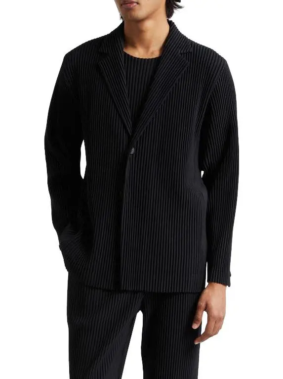 Issey Miyake Pleated Blazer - Black