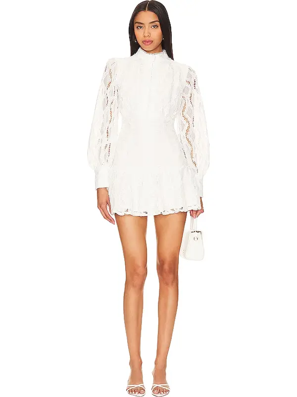Bardot Remy Mini Dress - Ivory