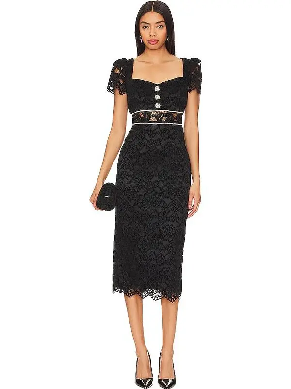 Likely Stirling Lace Dress - Black