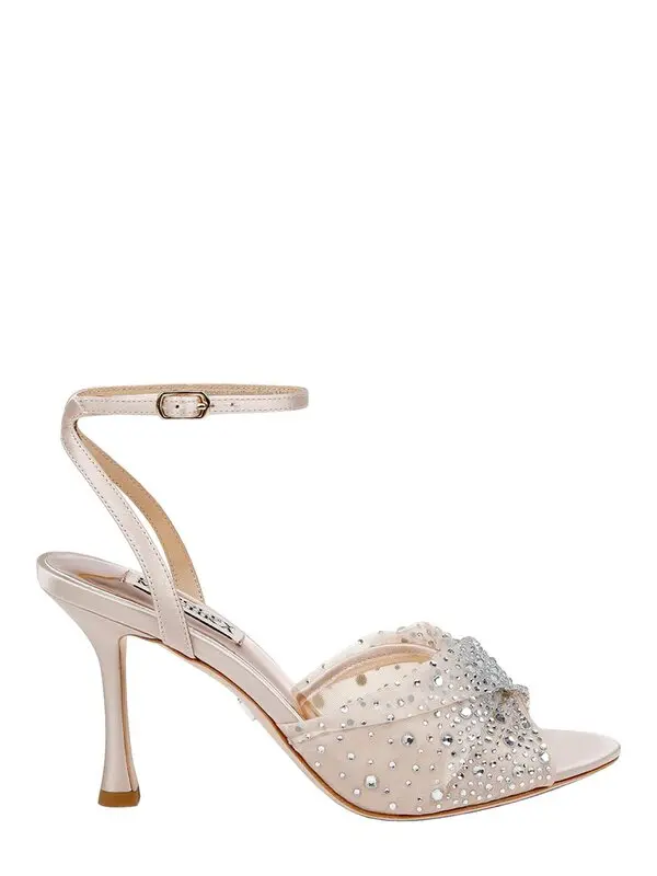 Badgley Mischka Cameryn Embellished Sandals - Nude