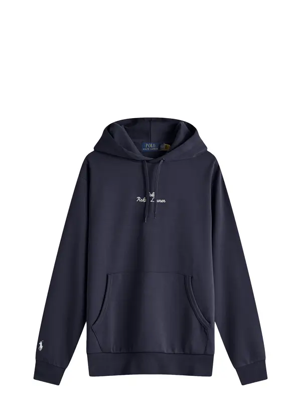 Ralph Lauren Chain Stitch Logo Hoodie - Aviator Navy