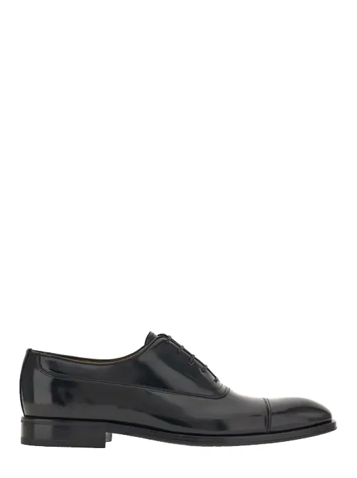FERRAGAMO Oxford With Toe Cap - Black