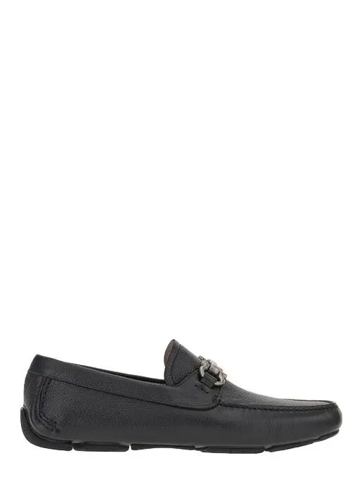 FERRAGAMO Gancini Ornament Driver - Black
