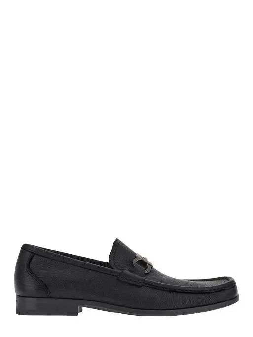 FERRAGAMO Gancini Buckle Loafer - Black