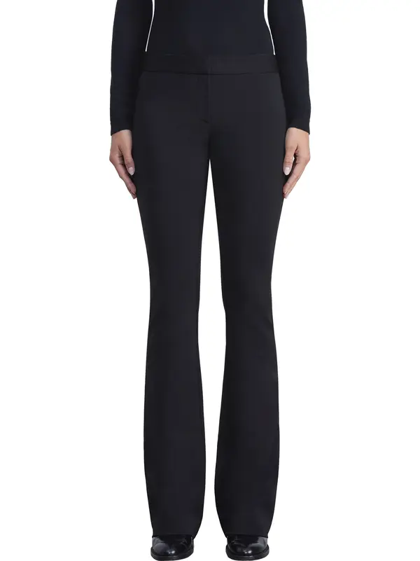 Lafayette 148 New York Plus-size Secco Stretch Waldorf Flare Pant - Black