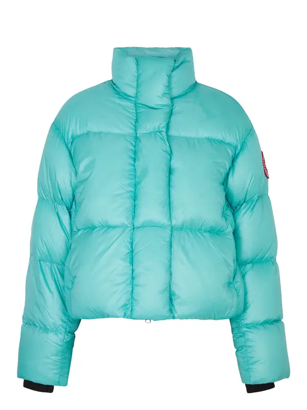 Canada Goose Cypress Quilted Cropped Jacket - Blue