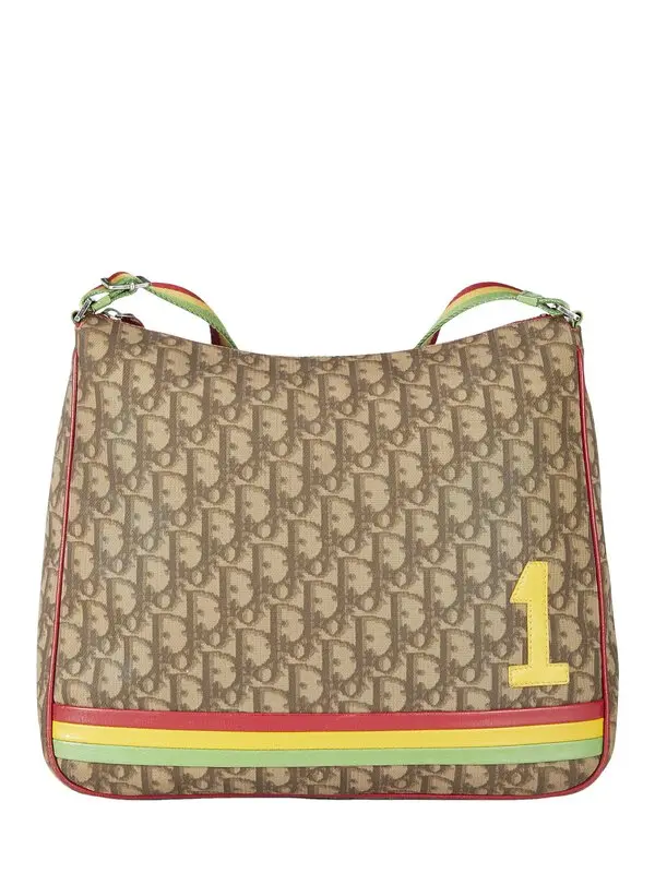 Dior Rasta Trotter Canvas Messenger Bag - Brown