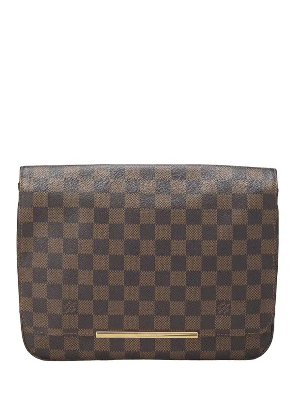 LOUIS VUITTON Damier Ebene Hoxton - Brown