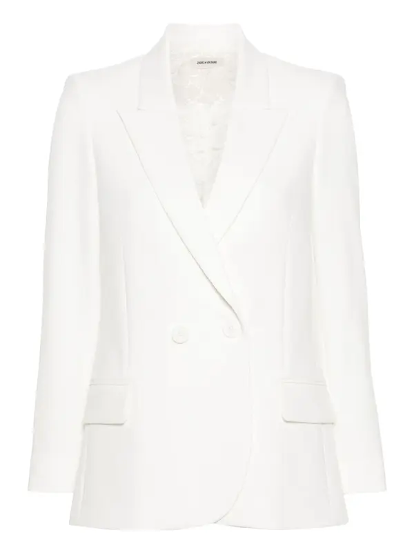 Zadig&Voltaire Visit Crystal-embellished Blazer - White