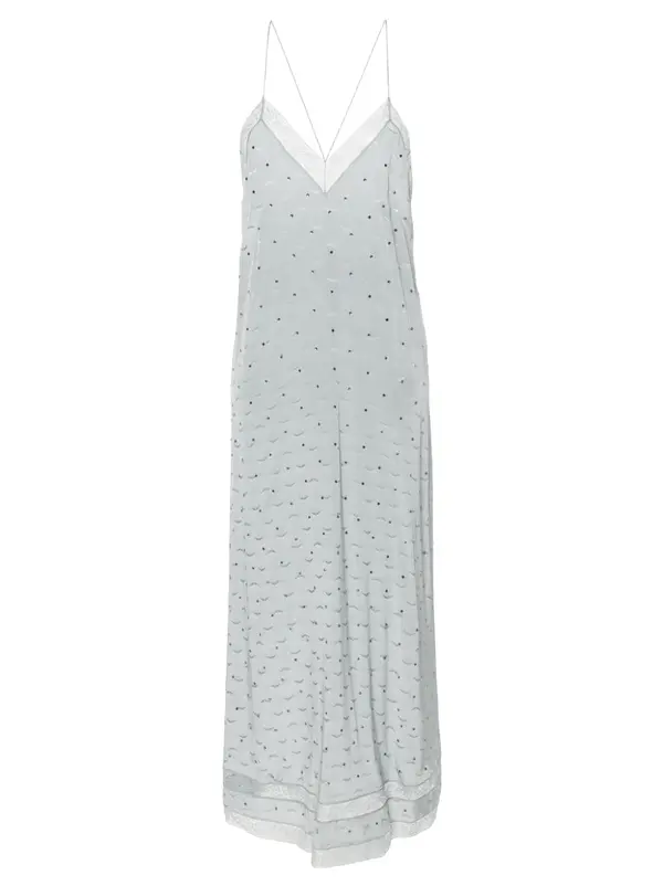 Zadig&Voltaire Silk Maxi Dress - Blue
