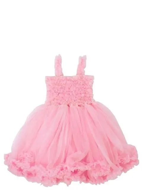 RUFFLEBUTTS Ruffled Pettidress - Pink
