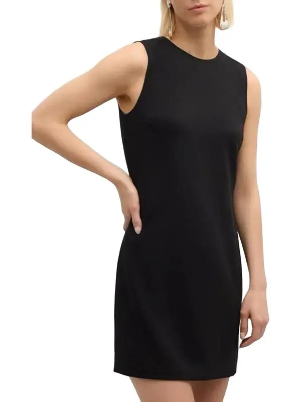 Theory Easy Mini Shift Dress - Black