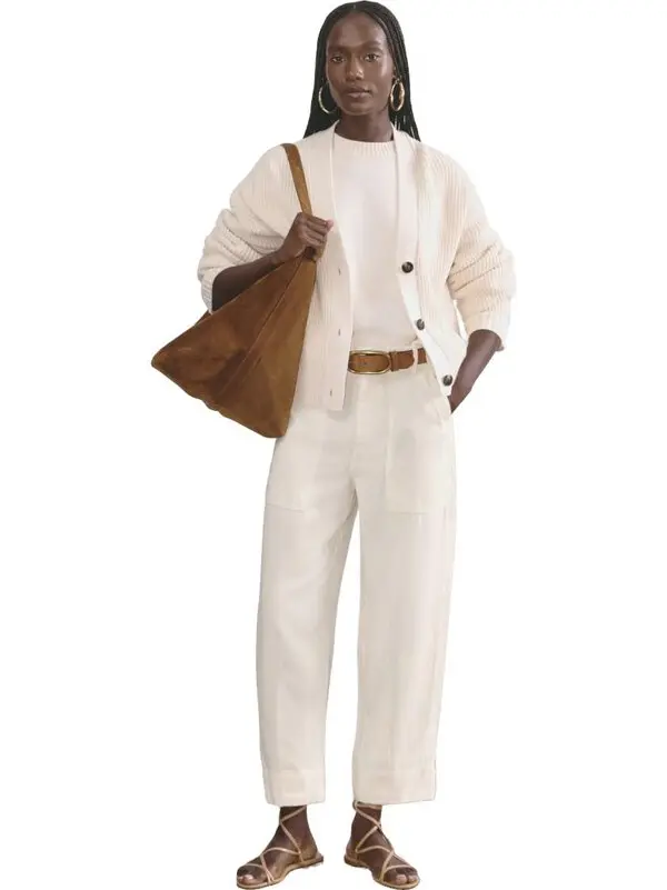 Everlane Buttersoft Utility Chino Pant - Bone