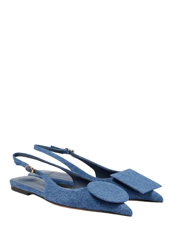 Jacquemus Les Slingbacks Duelo Plates - Blue