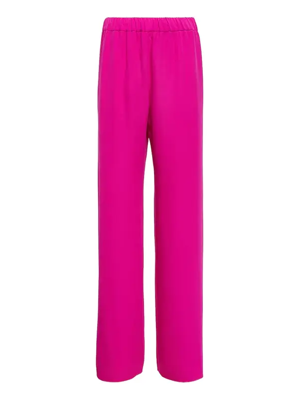 Valentino Garavani High-rise Palazzo Pants - Pink