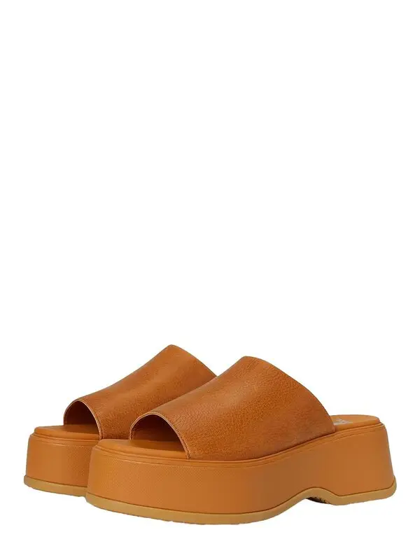 Sorel Dayspring Platform Slide Sandal - Tan