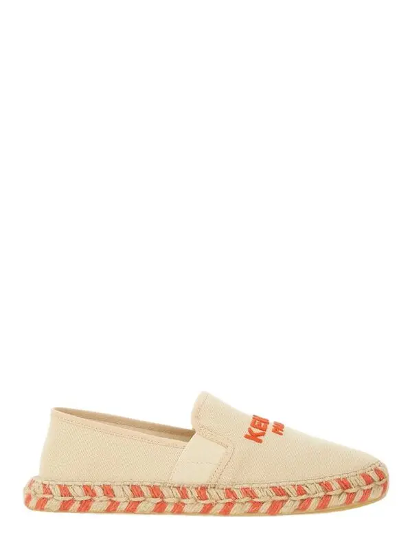 Kenzo Espadrille With Logo - Beige