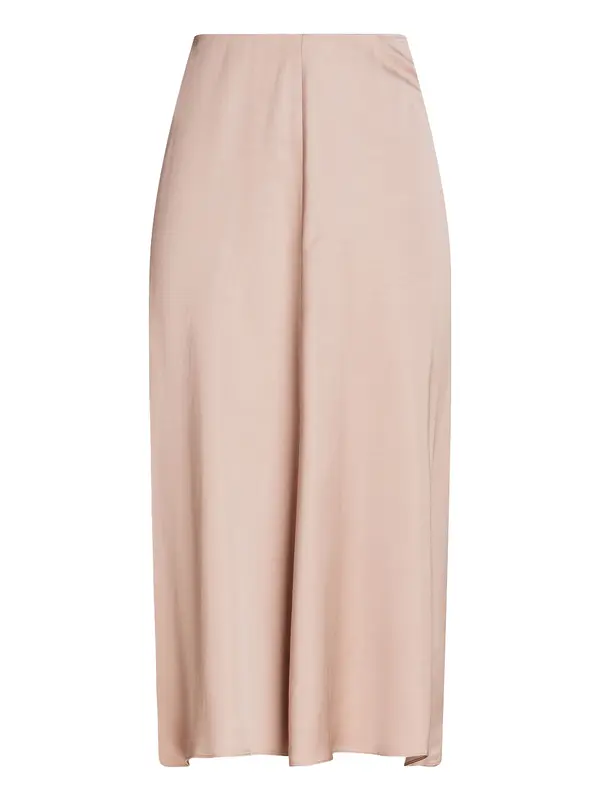 Vince Satin Midi Skirt - Blush