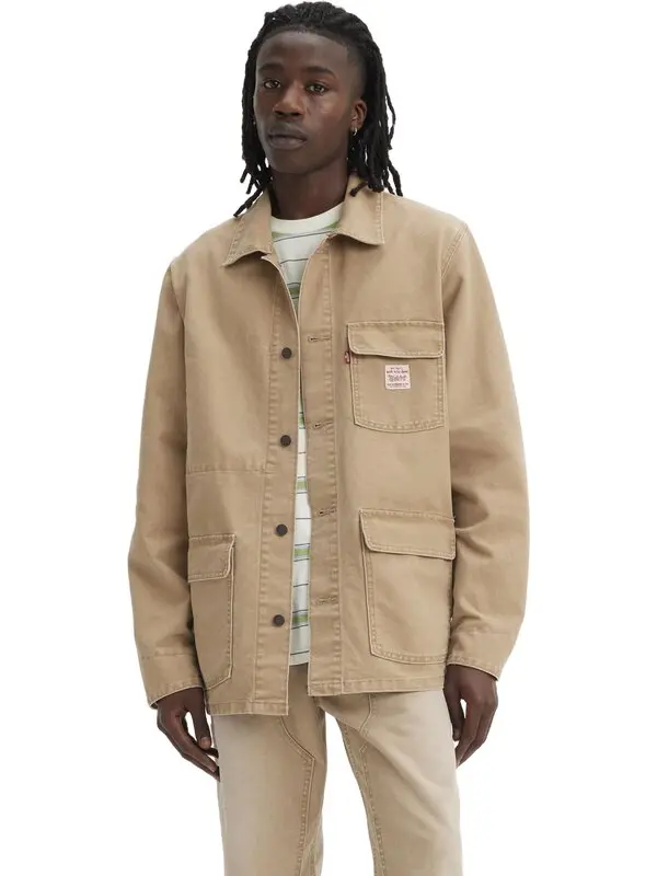 LEVI'S Broadway Engineer Coat - Tigers Eye Lost Woods