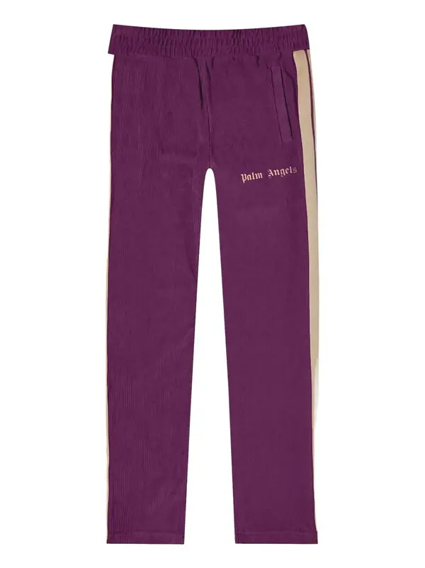 Palm Angels Cord Fleece Track Pant - Purple