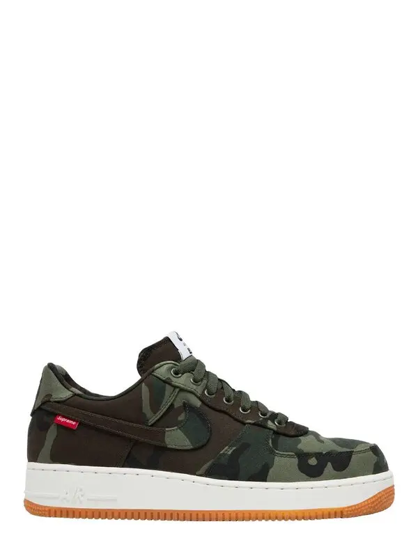 Nike X Supreme Air Force 1 Low Premium '08 Nrg 'camo' Sneakers - Brown
